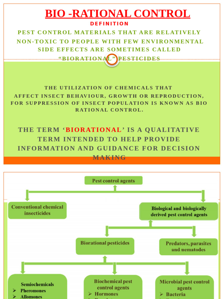 Biorational Insecticides Overview | PDF | Pheromone | Pupa