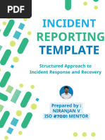 Incident Report Excel Template | PDF | Computing | Information Technology