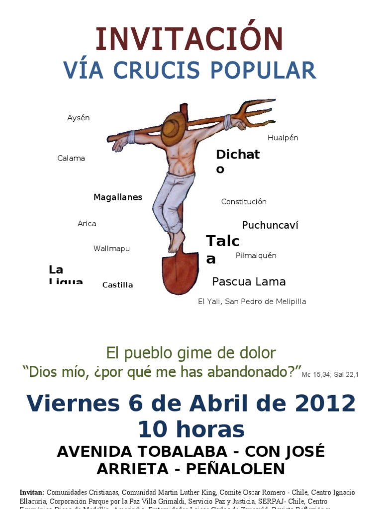 Afiche Via Crucis - 2012 | PDF