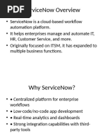 ServiceNow Modules Presentation | PDF