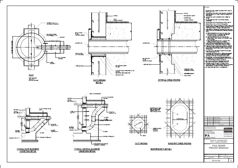 Foul Sewer Pipeline Installation Guide | PDF
