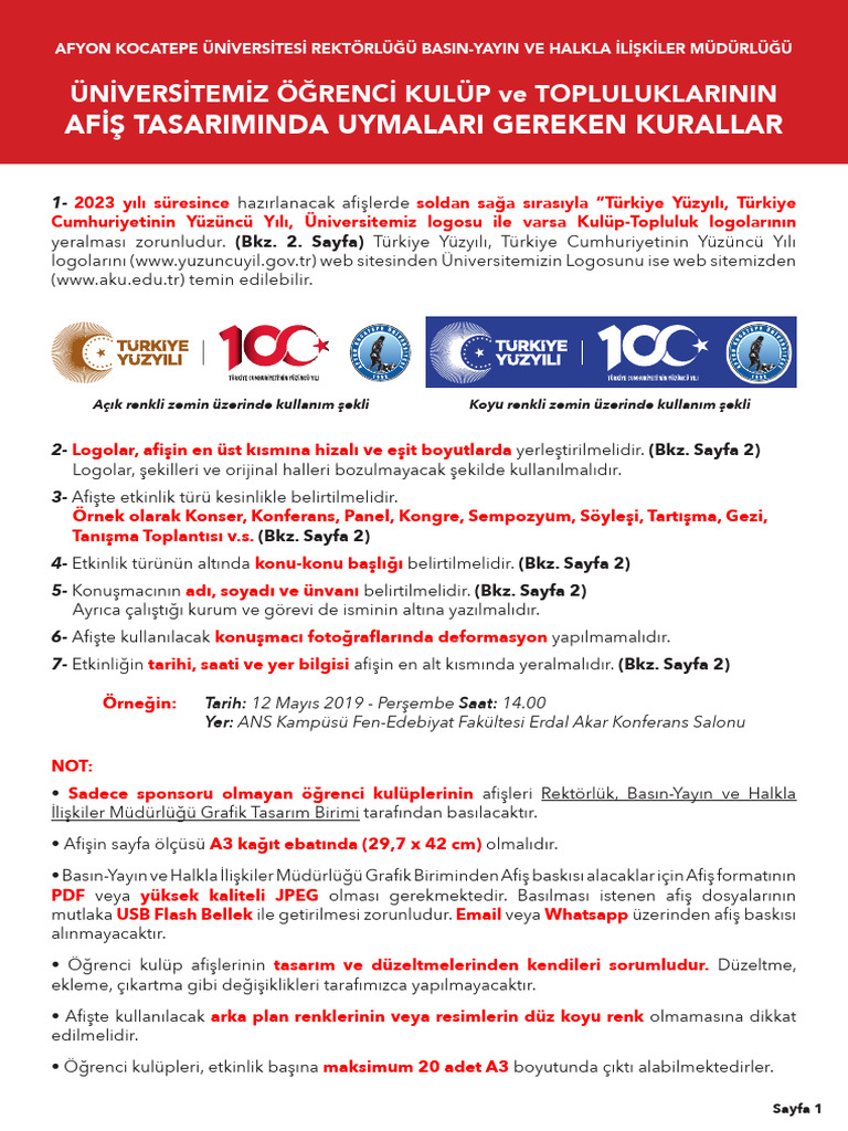 Afi̇ş Tasarim Kurallari | PDF