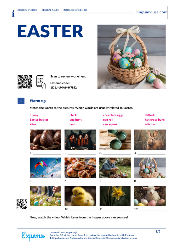 Easter British English Teacher | PDF | Easter