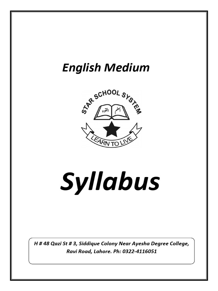 Syllabus Title-Format 1 | PDF