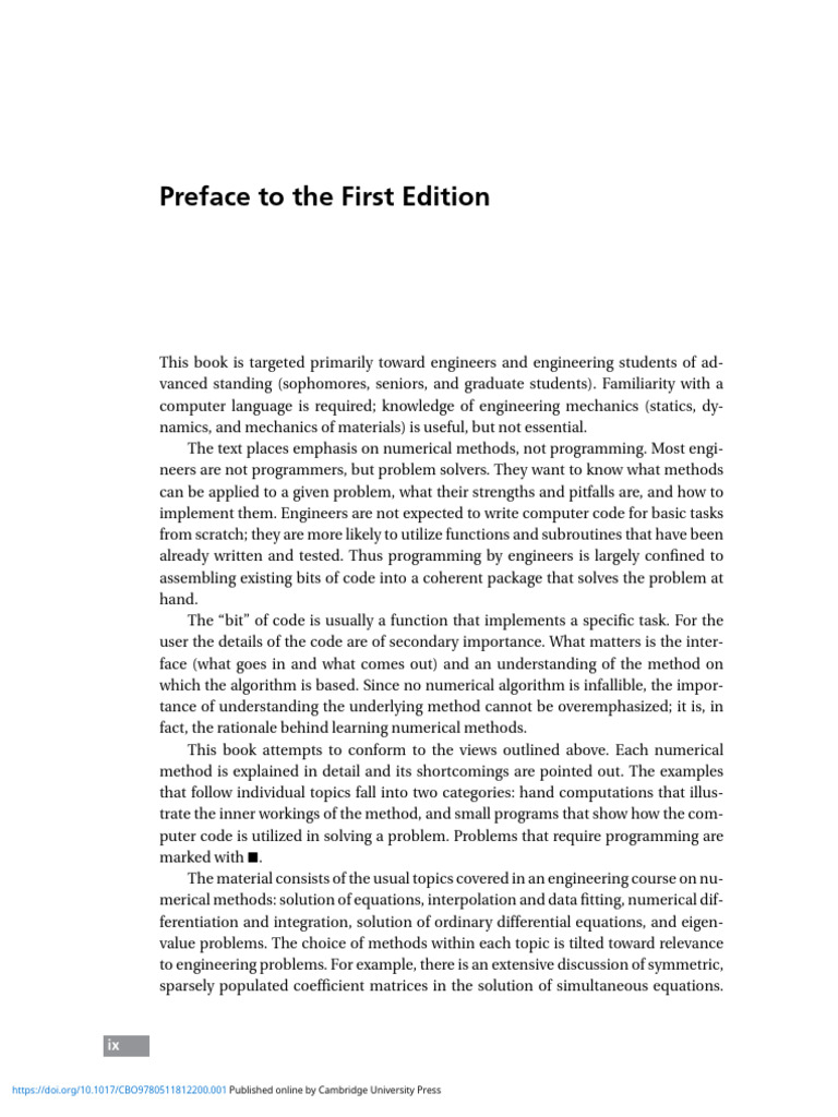 03.0 PP Ix X Preface To The First Edition | PDF | Computer Programming | Equations