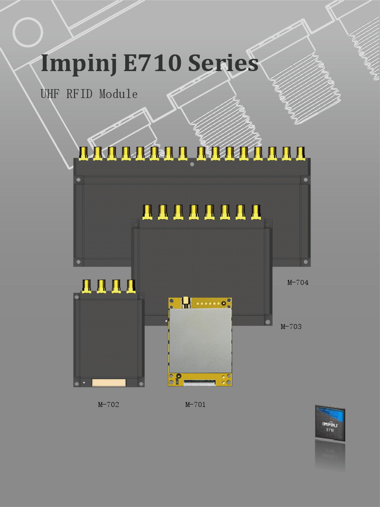 Impinj E710 UHF RFID Module Specs | PDF | Radio Frequency ...