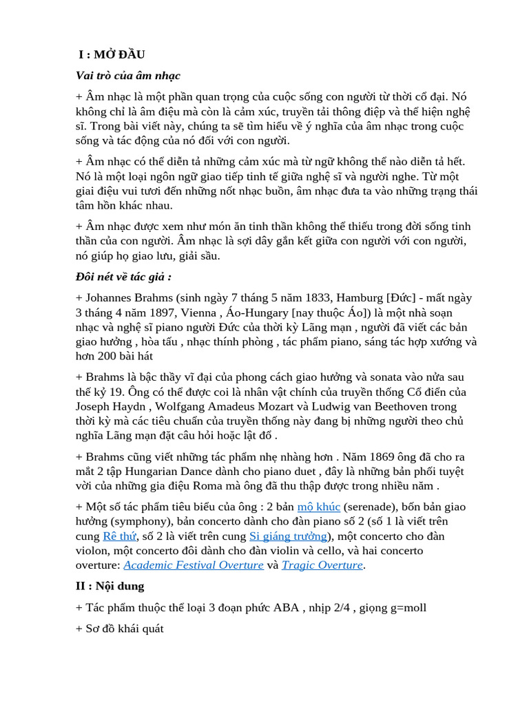 Vai Trò C A Âm NH C | PDF