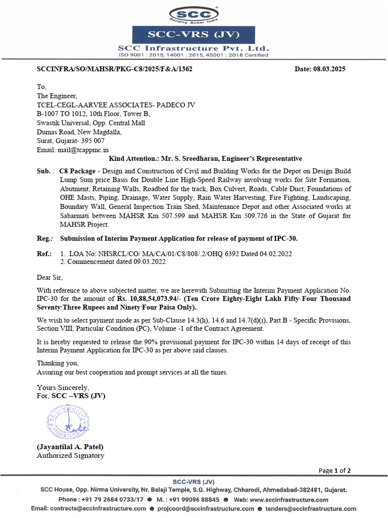 IPC 30 First Submission 08-03-2025 | PDF