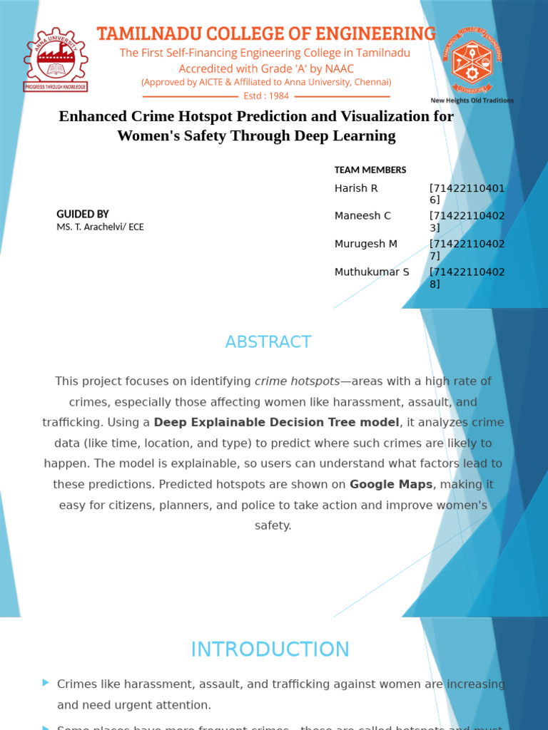 Crime Hotspot Final Year Project-1 | PDF | Machine Learning | Prediction