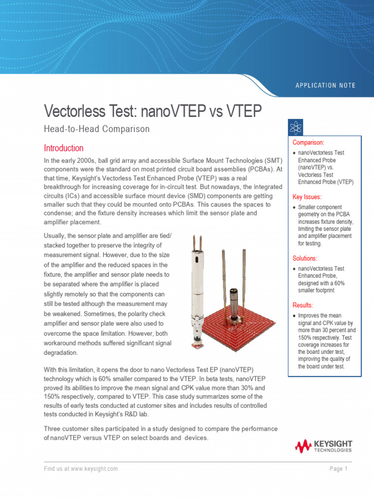 Vectorless Test - NanoVTEP Vs VTEP | PDF | Printed Circuit Board ...