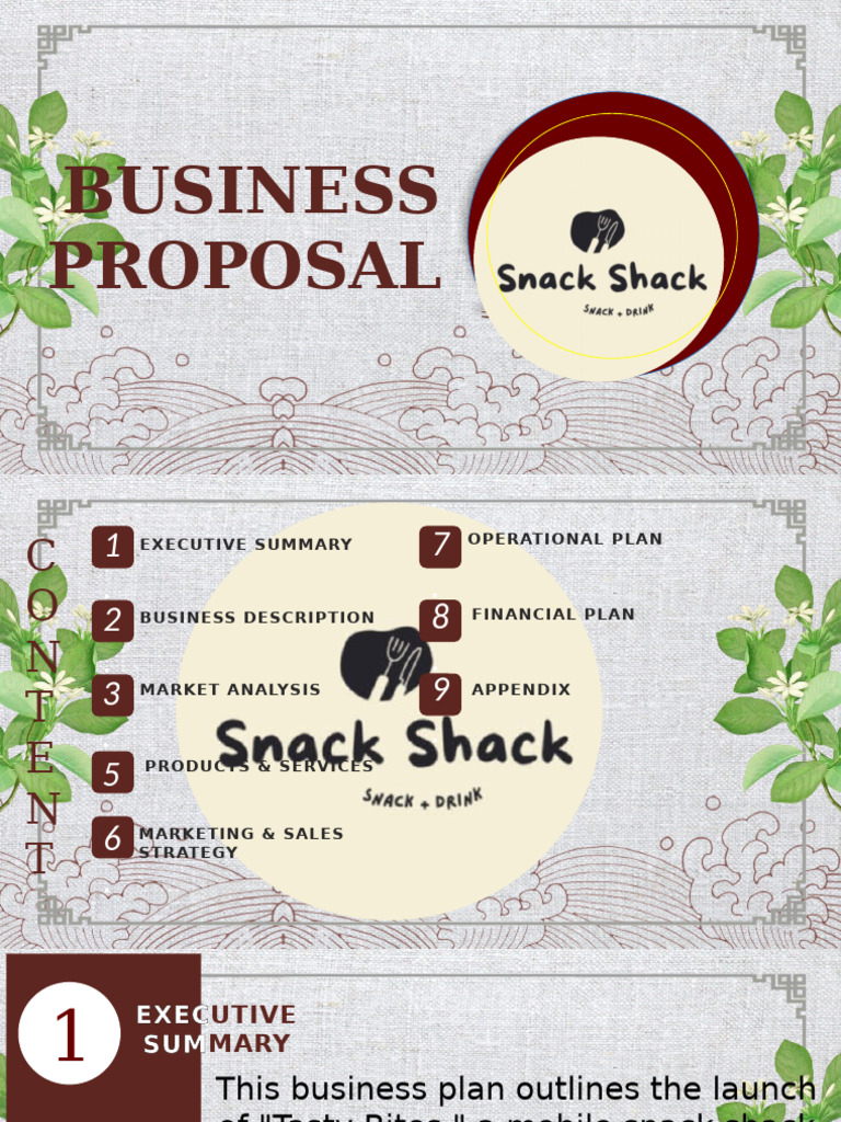 .pptxBUSINESS PROPOSAL | PDF | Food Industry