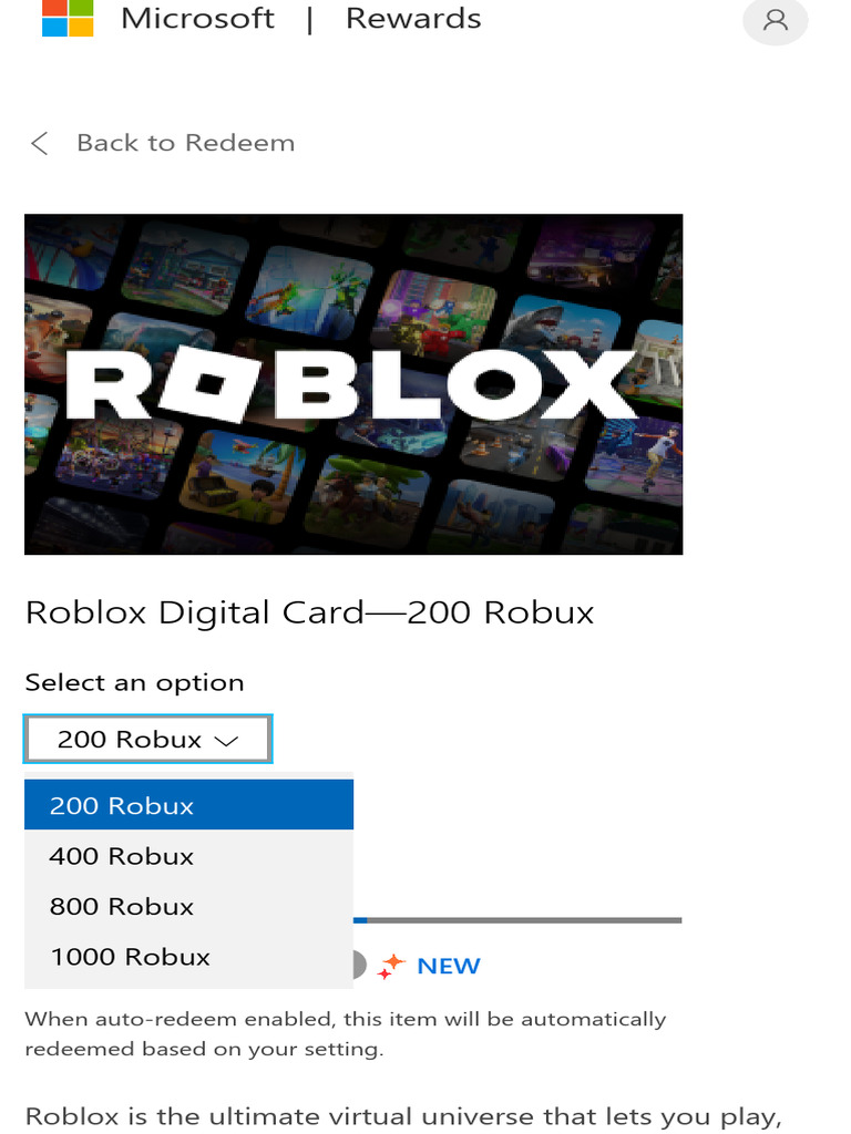 Roblox Digital Card-200 Robux | PDF
