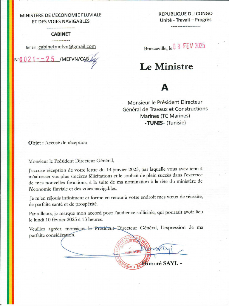 Accusé de Réception | PDF