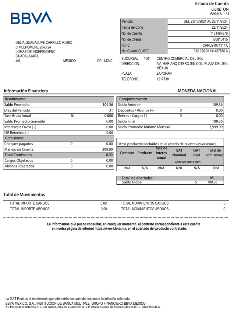 Bbva Delia | PDF | Bancos | México