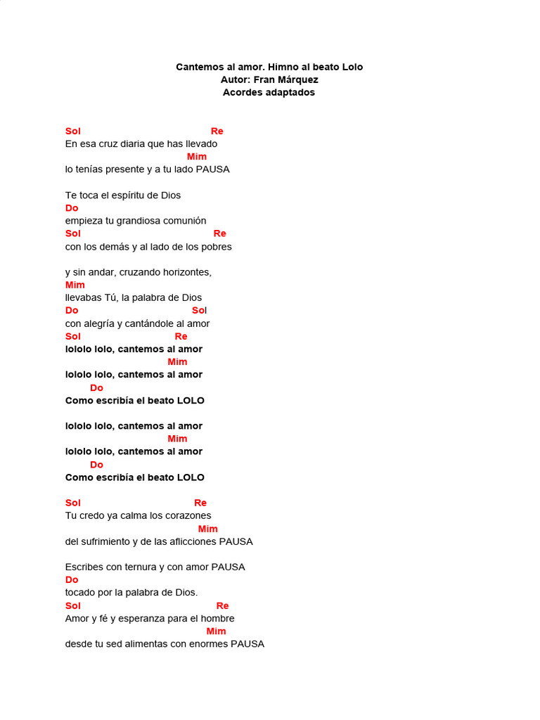 Cantemos Al Amor | PDF