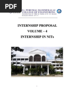 NIT Trichy Summer Internship 2025 Details | PDF | Educational Stages