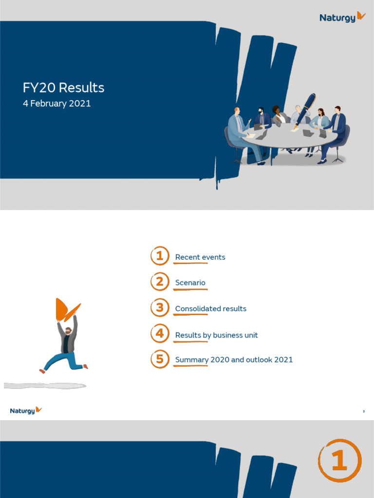 Naturgy FY20 Results Pres | PDF | Resource Economics | Power (Physics)