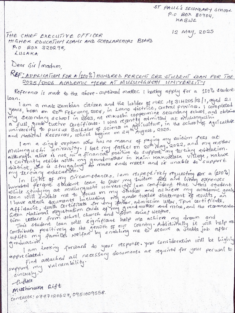Handwritten Application | PDF
