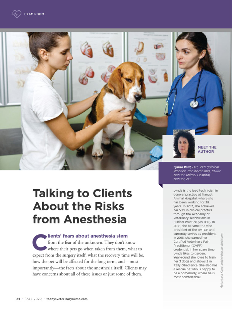 Paul AnesthesiaRisks TVNFall2020 | PDF | Anesthesia | Surgery