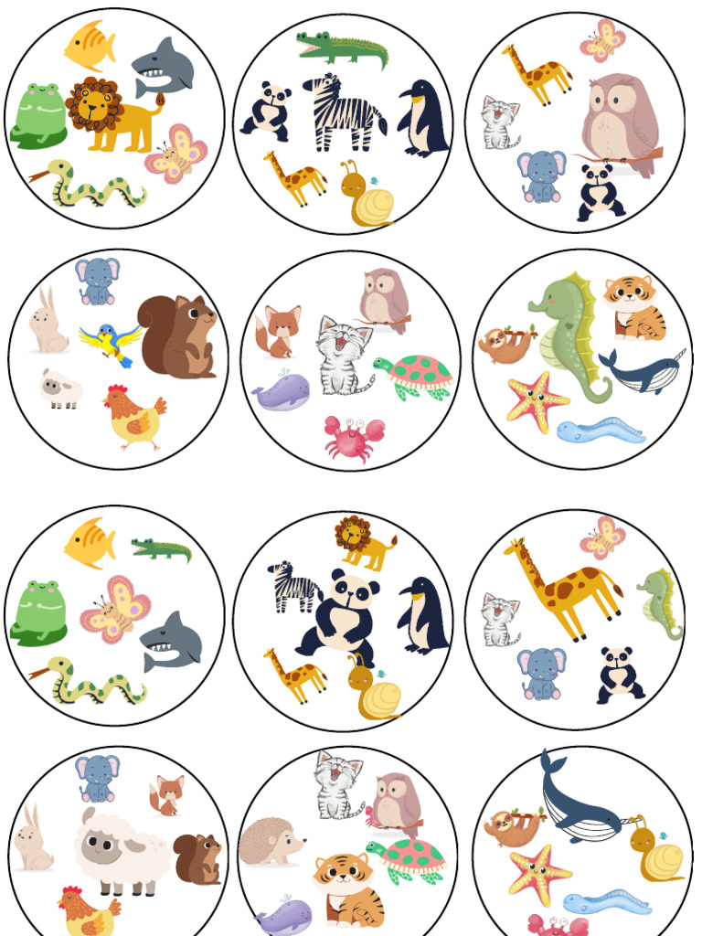 Spot It Game-Animal | PDF
