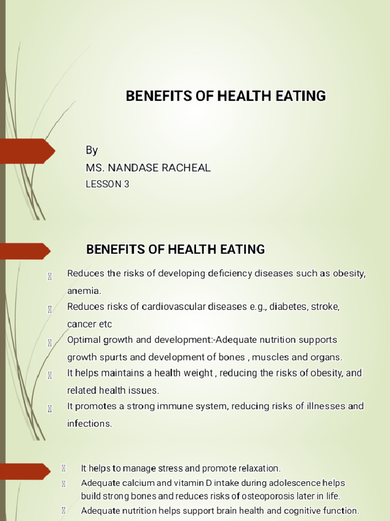 Lesson 3. Adolescence and Middle Age Nutrition - Phoenix | PDF