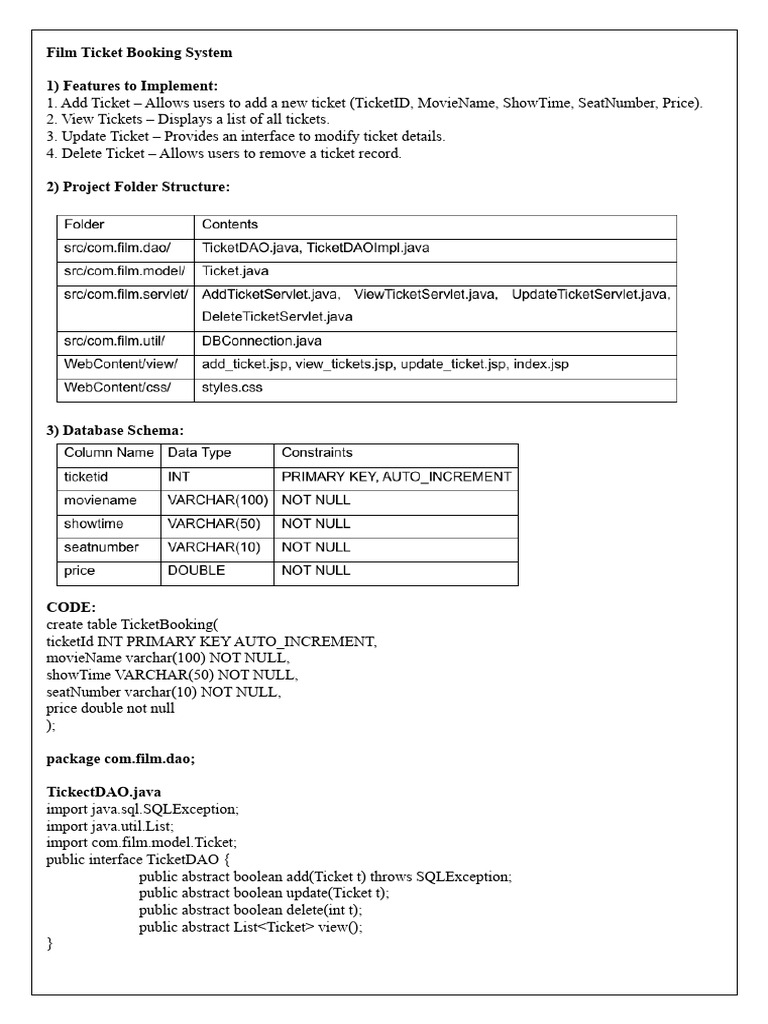 WAD Assignment 1 - Film Ticket Booking System | PDF | Computer Data | Computer Programming