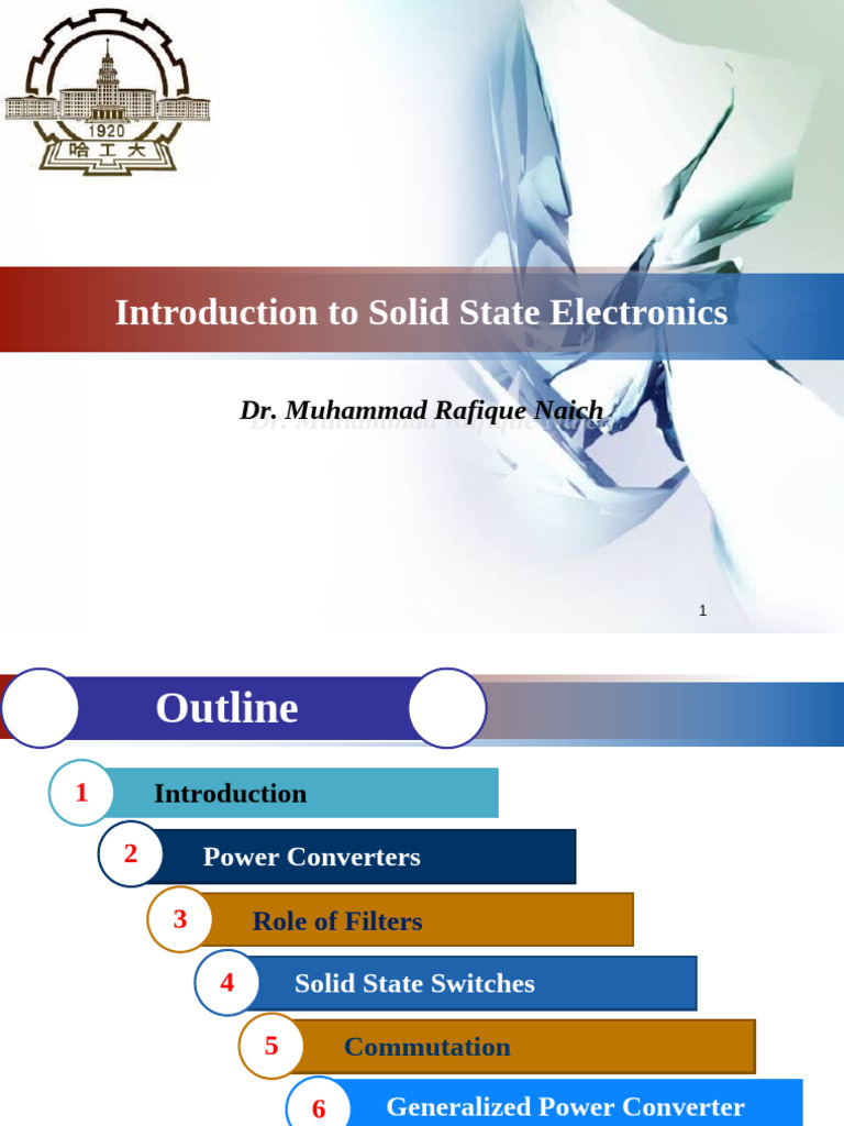 Lecture Solid State Devices | PDF | Power Electronics | Rectifier