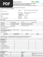 Universal Sompo Preauth Form | PDF