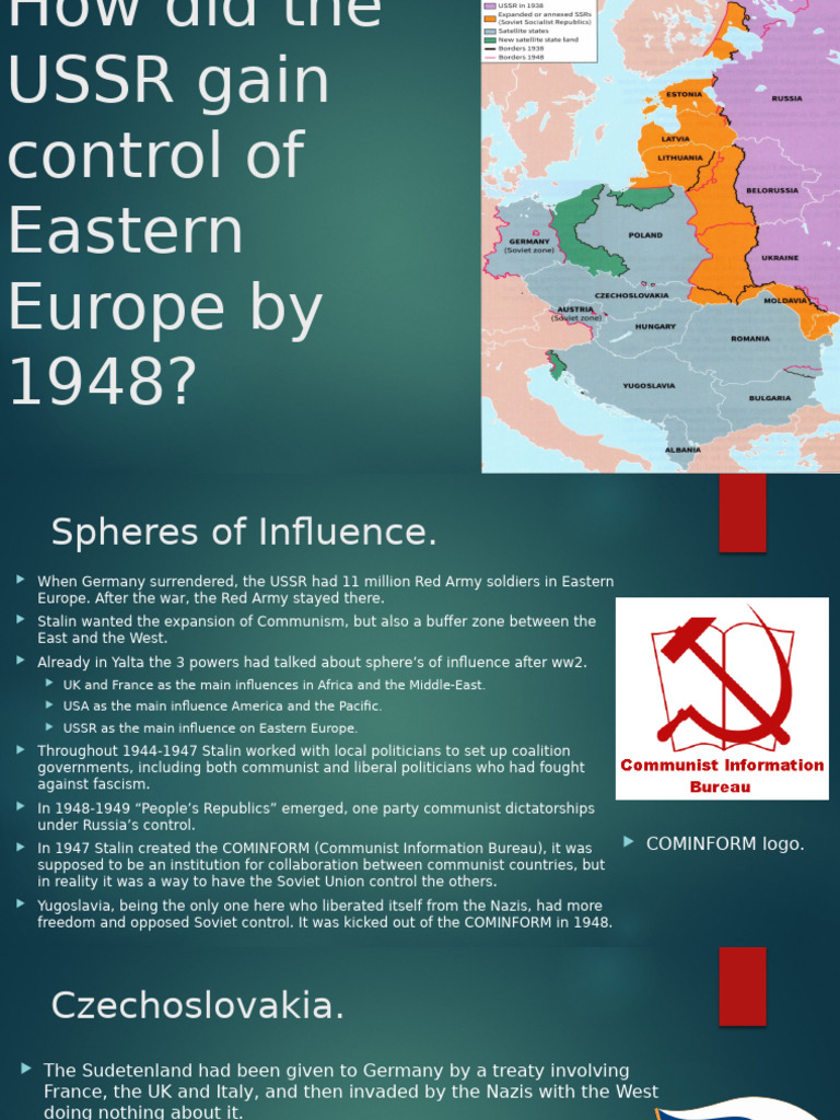 How Did The USSR Gain Control of Eastern Europe | PDF | Joseph Stalin ...