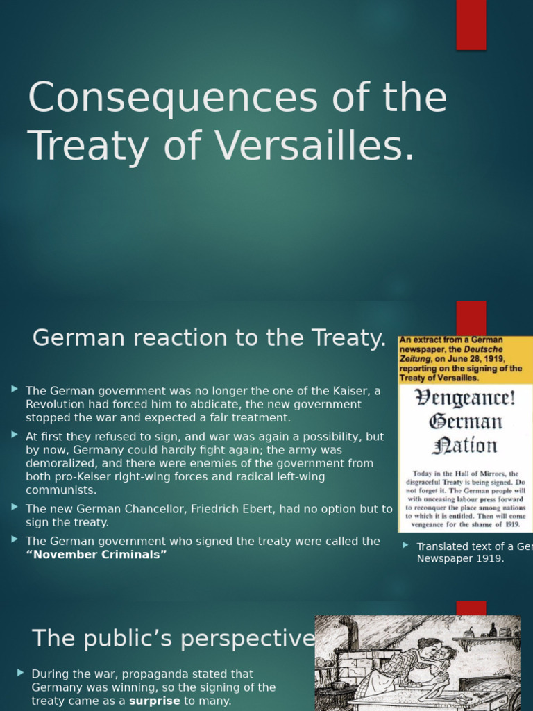 Consequences of Versailles | PDF | Weimar Republic | Politics Of Germany