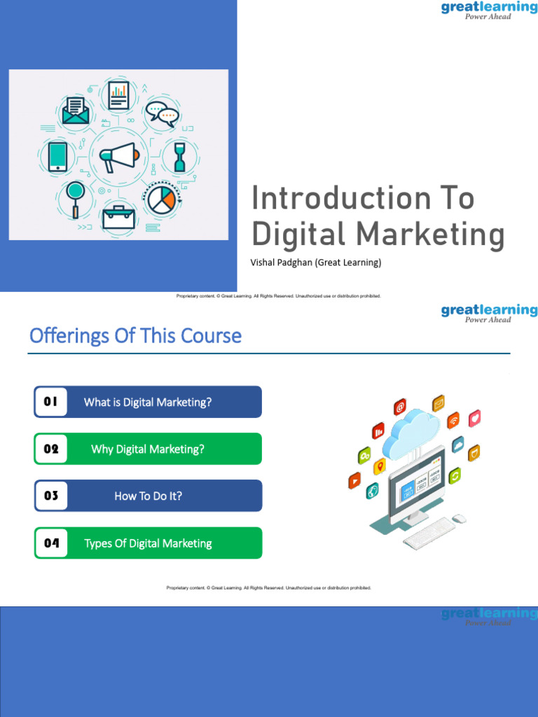 Introduction To Digital Marketing | PDF | Search Engine Marketing ...