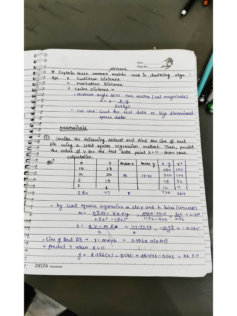 Numericals Related To Machine Learning (ML) | PDF
