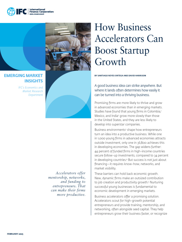 How Business Accelerators Can Boost Startup Growth Pdf Venture