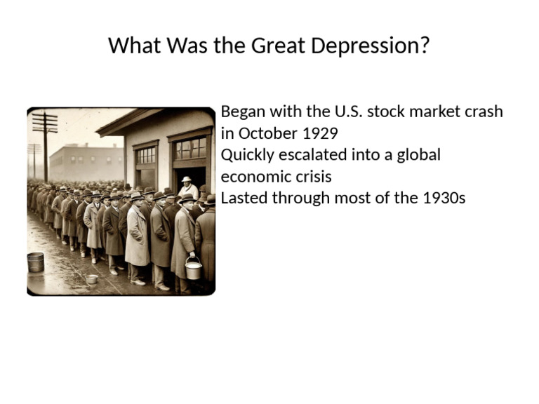 Great Depression Slide 1 | PDF