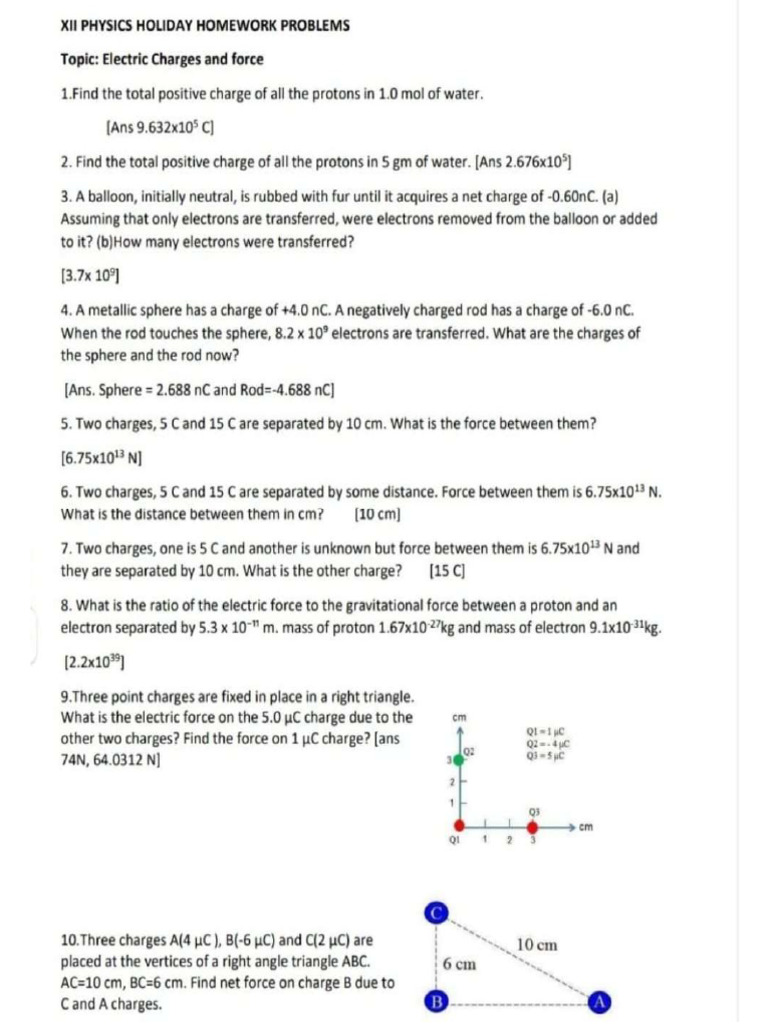 Phy HW | PDF