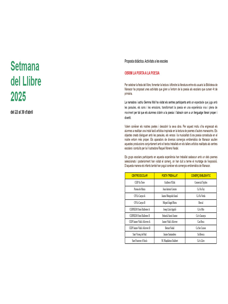 Programa SL 2025.PDF Corregit | PDF