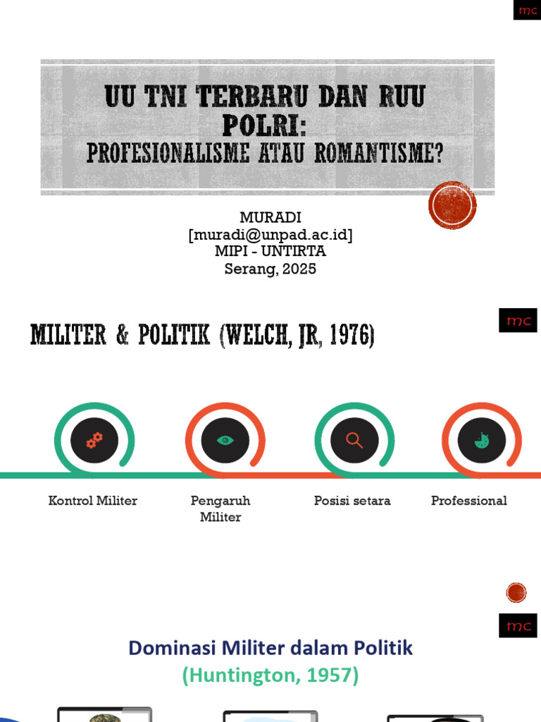 UU TNI dan RUU Polri 2025: Isu Utama | PDF