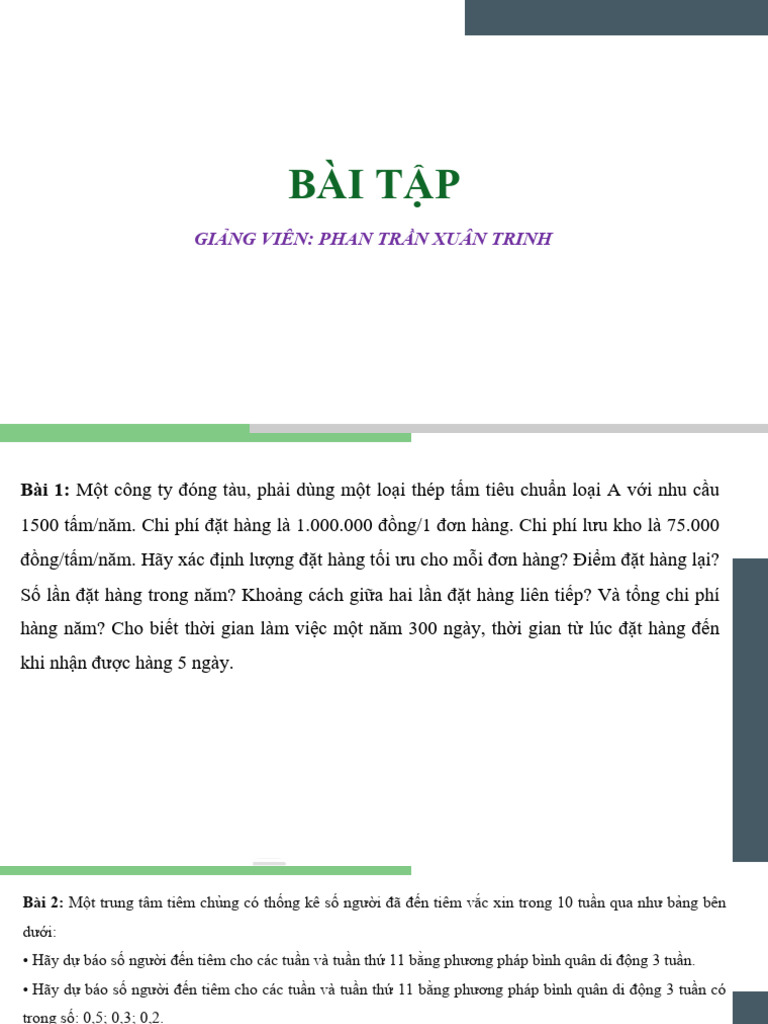 Bài Tập QTVH | PDF