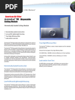 TLF-AA Laminar Flow Diffuser Specs | PDF | Duct (Flow) | Equipment