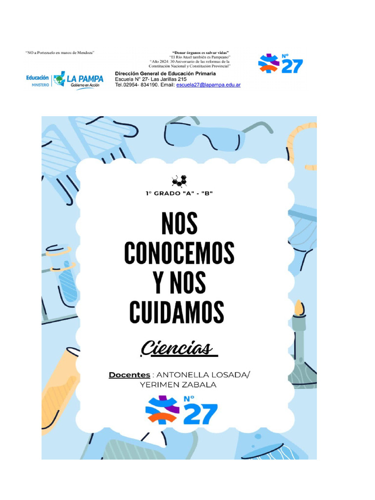 Secuencia 1 de Ciencias (Primer Grado) | PDF | Comunidad | Escuelas