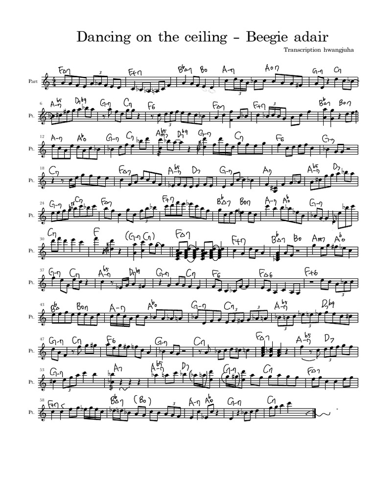 Dancing On The Ceiling - Beegie Adair | PDF