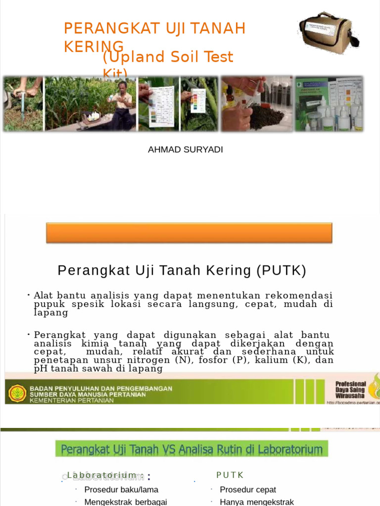 Perangkat Uji Tanah Kering untuk Pupuk | PDF