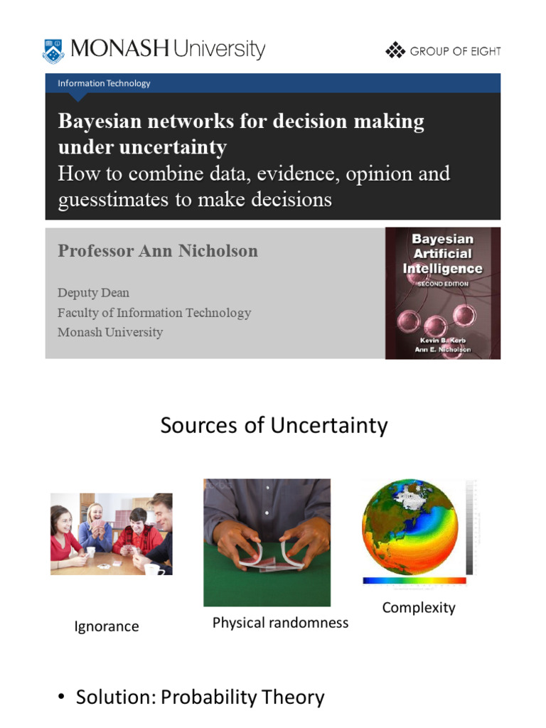 Bayesian Networks UQ Seminar Nov2016 | PDF | Bayesian Network | Probability