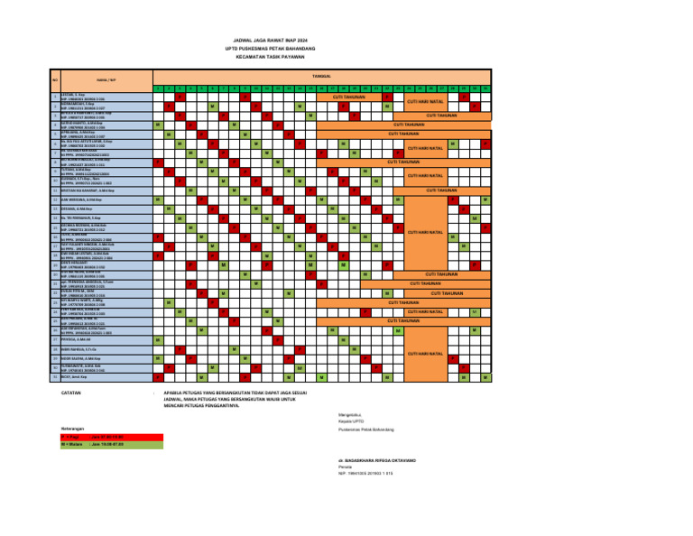 Jadwal Desember 2024 Terbaru | PDF