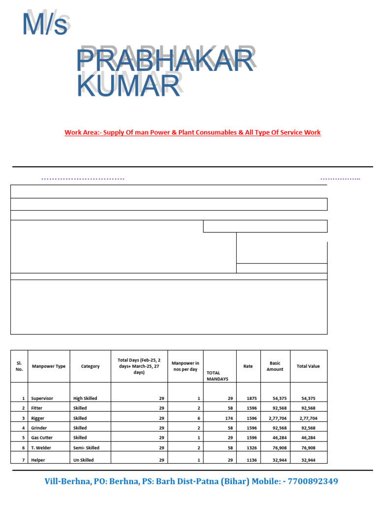 Prabhakar Letterhead New | PDF