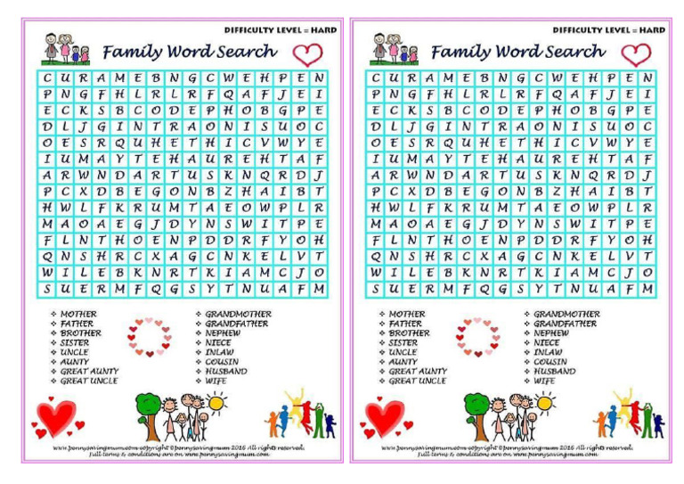 Family Words | PDF