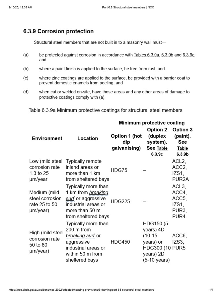 Corrosion Protection for Steel Members | PDF | Paint | Corrosion