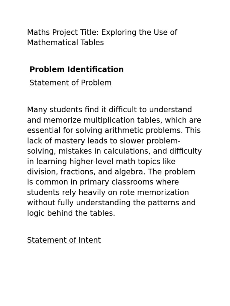 Grade 5 Mathematics Project | PDF | Learning | Mathematics
