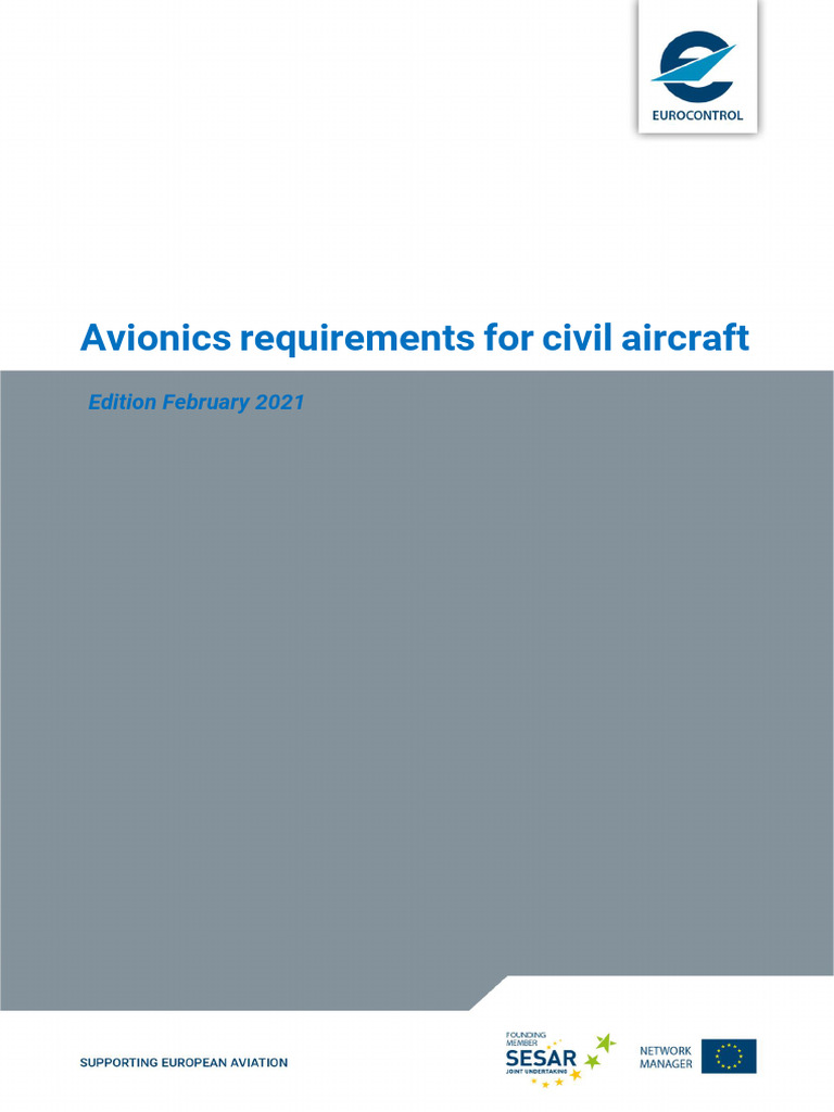 Avionics Requirements for Civil Aircraft | PDF | Instrument Flight ...