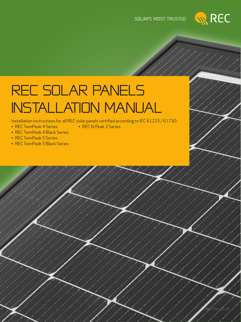 Im Rec Panels Iec Rev L.en | PDF | Solar Panel | Direct Current